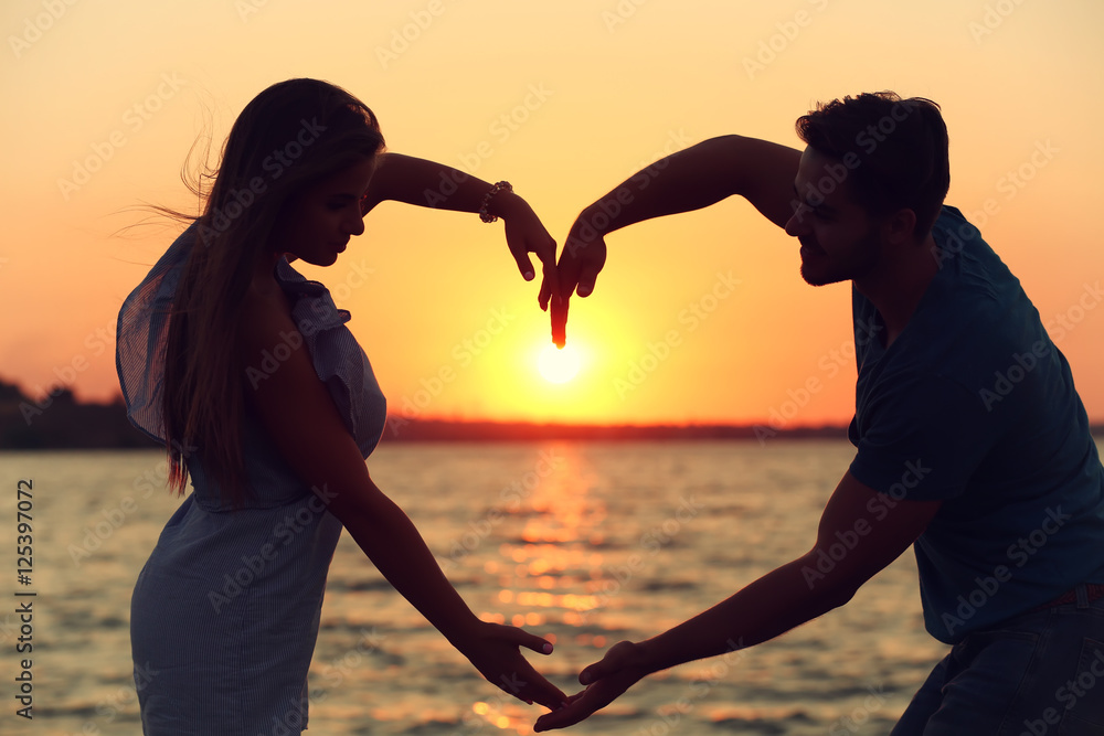 Couples Holding Hands Heart