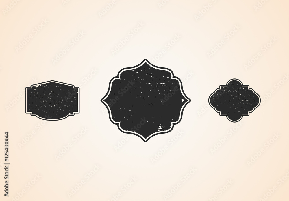 20 Vintage Labels with Grunge Texture Stock Template | Adobe Stock