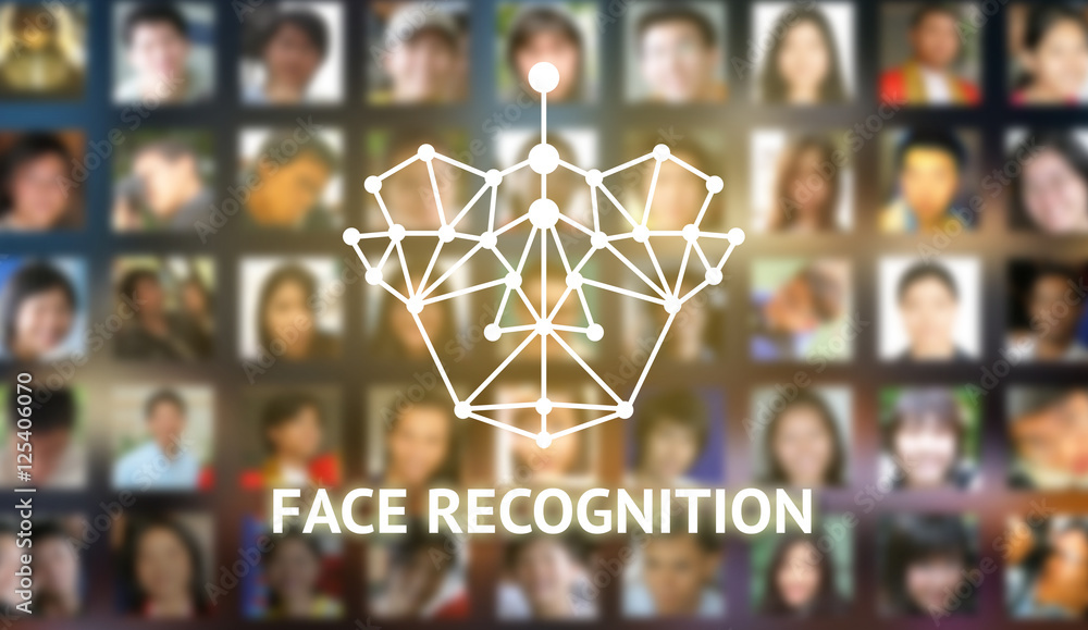 Machine learning systems and accurate facial recognition concept , Face ...