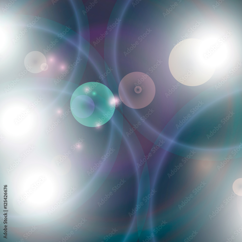 glowing lights background vector, outer space illustration Stock Vector ...