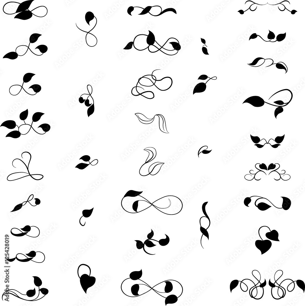 Text divider. page separators decoration. Vector dividers or breaks ...