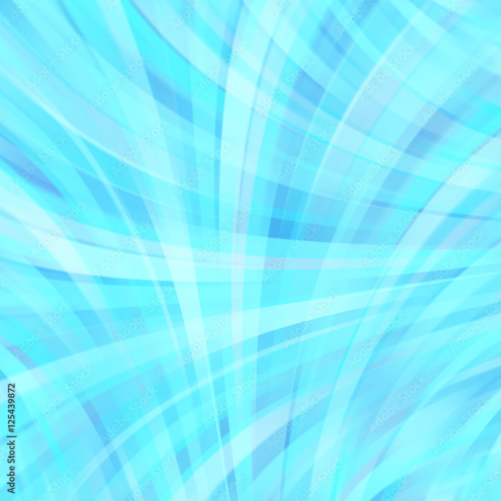 Abstract blue background with smooth lines. Color waves, pattern, art ...