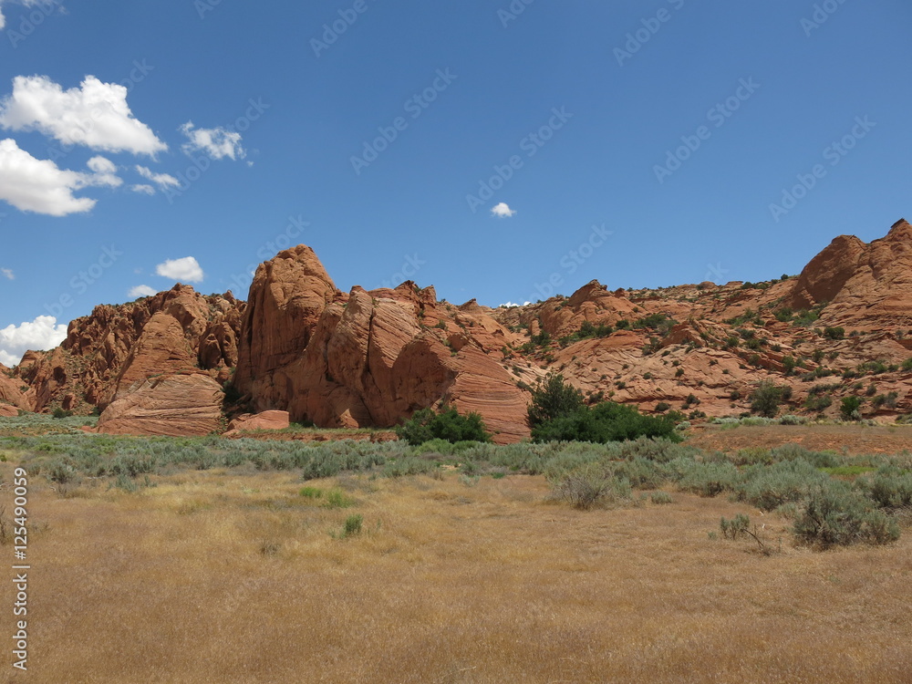 toadstool rock formation, Grand Staircase Escalante National Monument ...