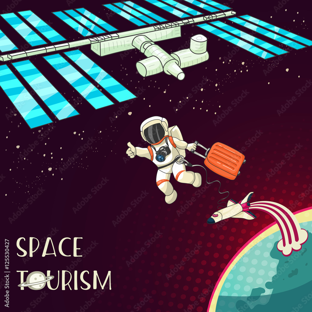 International Space Station Comic Strip