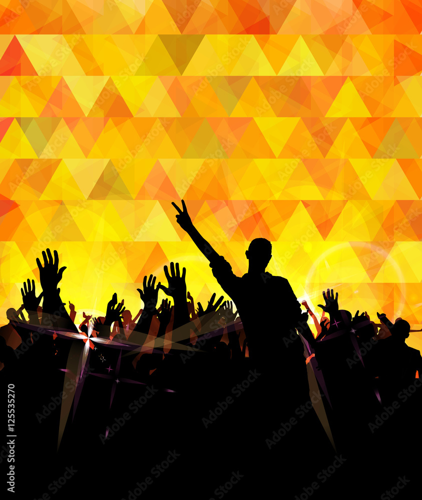 Concert. Vector illustration Stock Vector | Adobe Stock