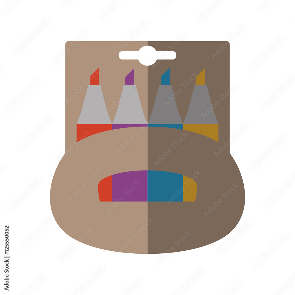 marker box isolated icon vector illustration design Stock Vector ...