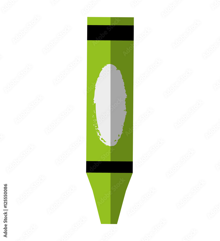 crayon school supply isolated icon vector illustration design Stock ...