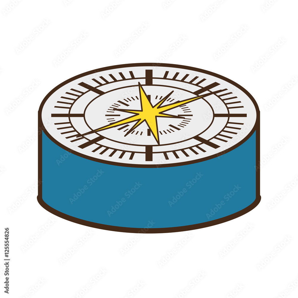 compass guide device isolated icon vector illustration design Stock ...