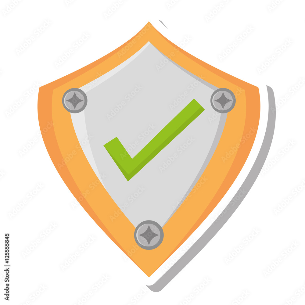 shield security system isolated icon vector illustration design vector ...