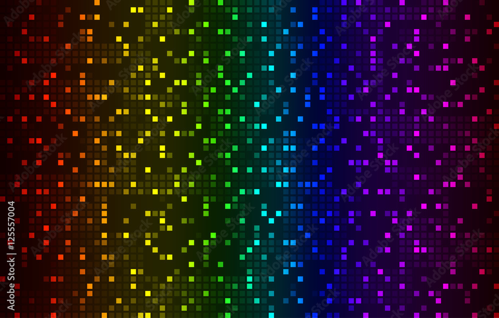 Light Abstract colorful pixels Technology background Stock Vector ...