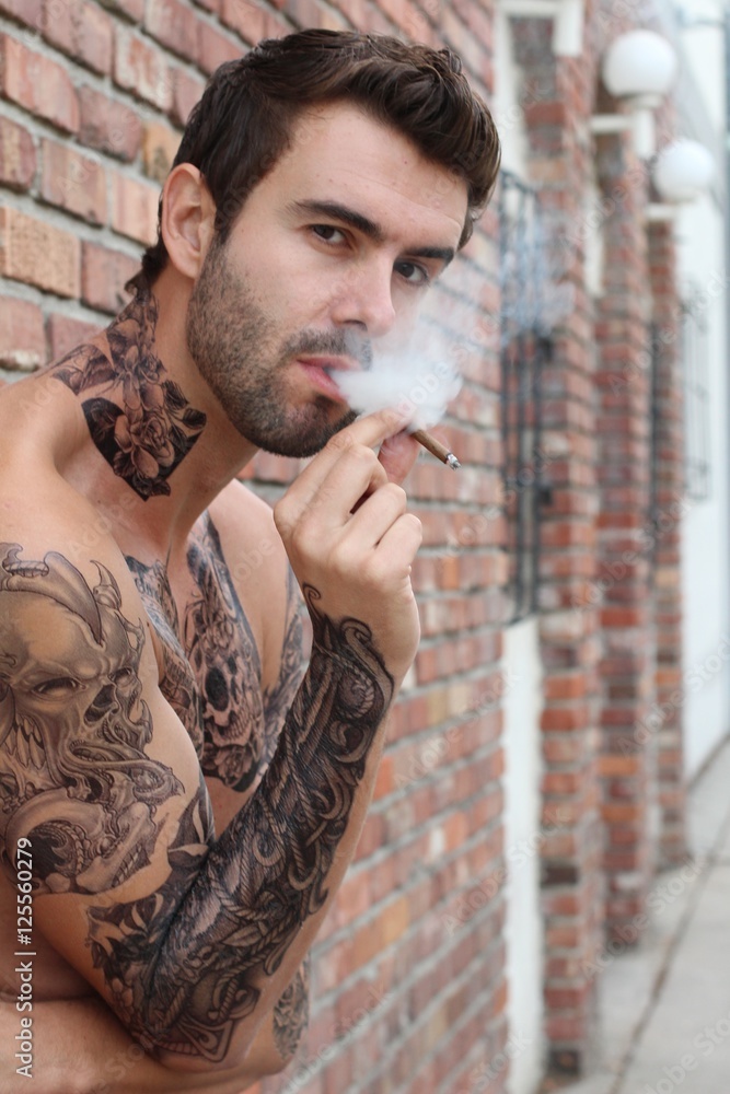 Chest Tattoo Smoke