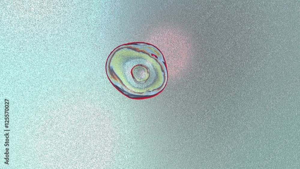 Mitosis. Cellular Division Under The Microscope, Stem Cells Dividing ...