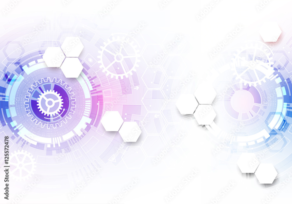 Abstract color digital communication technology background. Stock ...