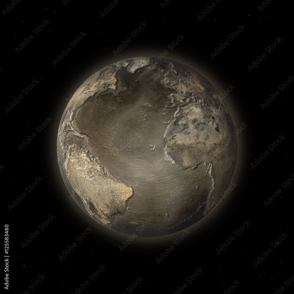 Planète Terre entièrement sèche Stock-Illustration | Adobe Stock