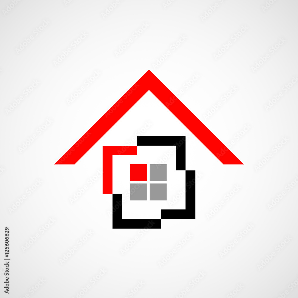 home logo Stock Vector | Adobe Stock