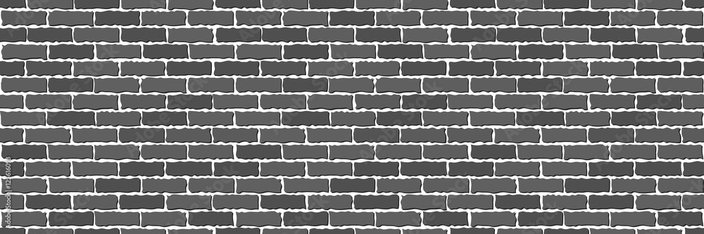 Seamless of gray brick Stock Vector | Adobe Stock