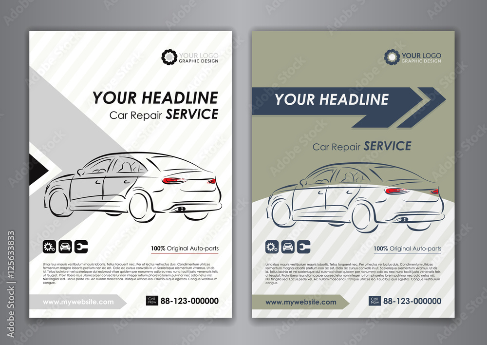 A4 Business Card Template