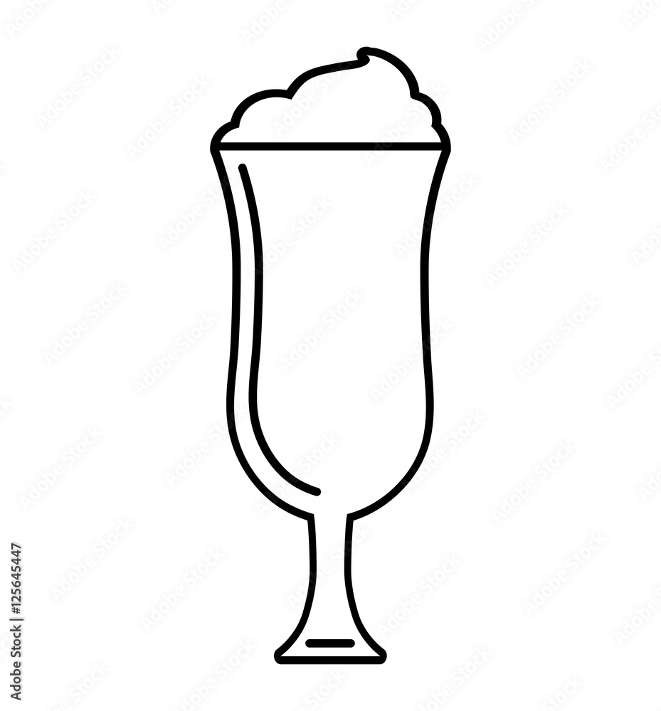 ice cup beverage isolated icon vector illustration design Stock Vector ...
