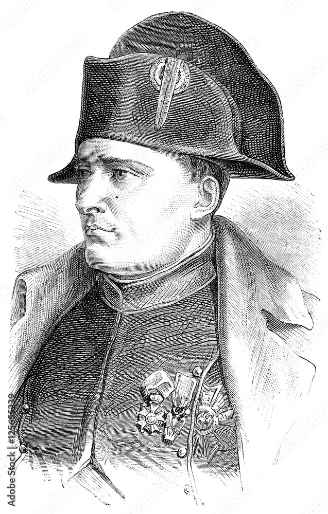 Napoleon, vintage engraving. Stock Illustration | Adobe Stock
