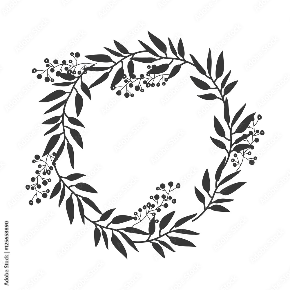 Olive Leaf Crown Vector