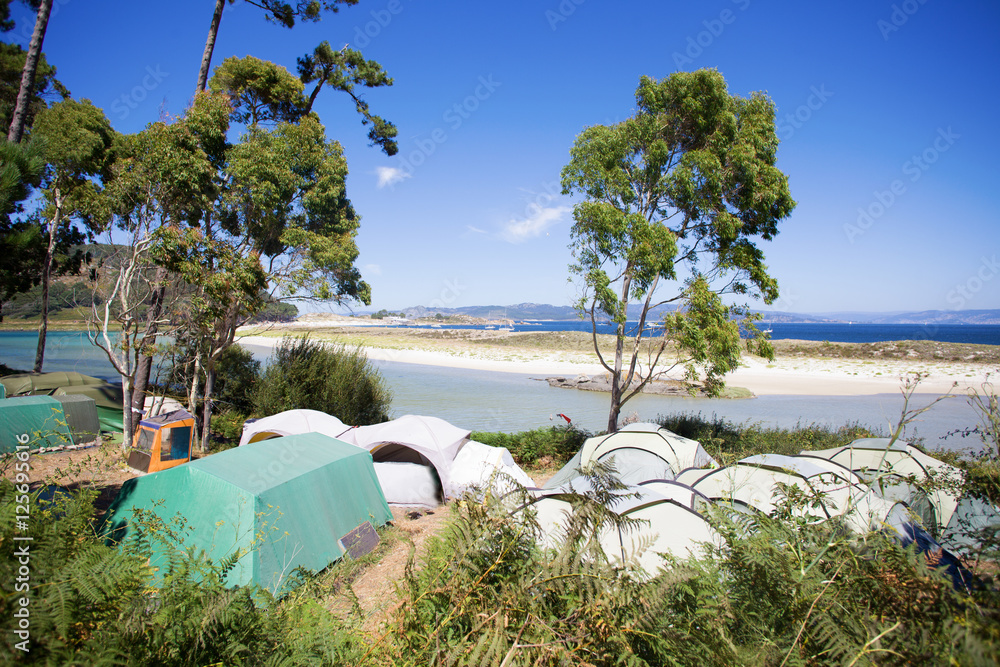 wild beach in summer Stock Photo | Adobe Stock