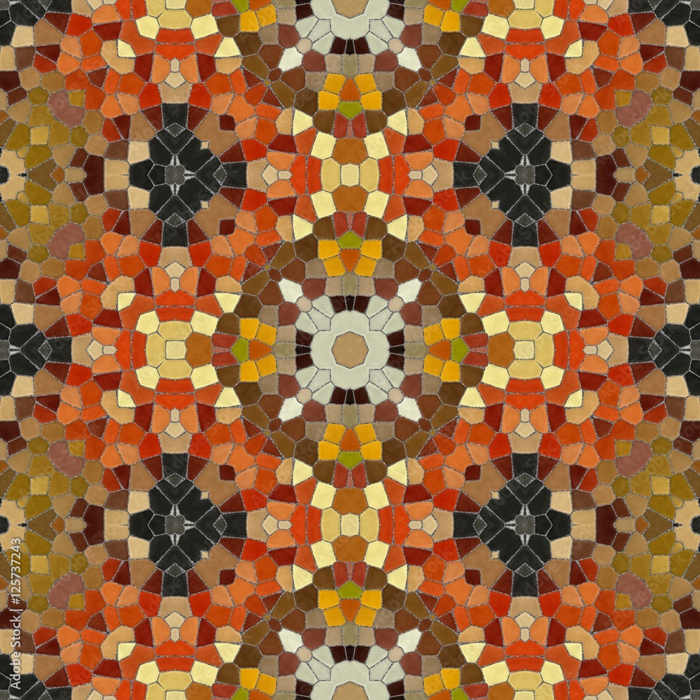 New seamless texture of abstract fabric. Arabic tile texture with ...