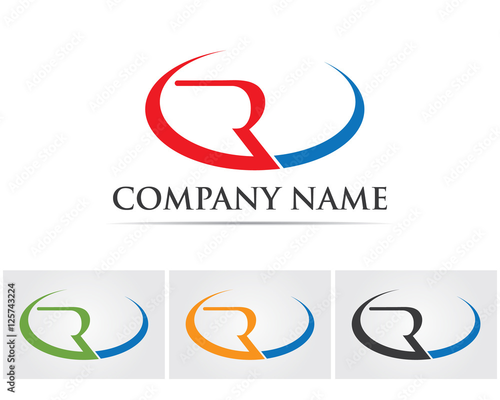 Letter R logo Stock Vector | Adobe Stock
