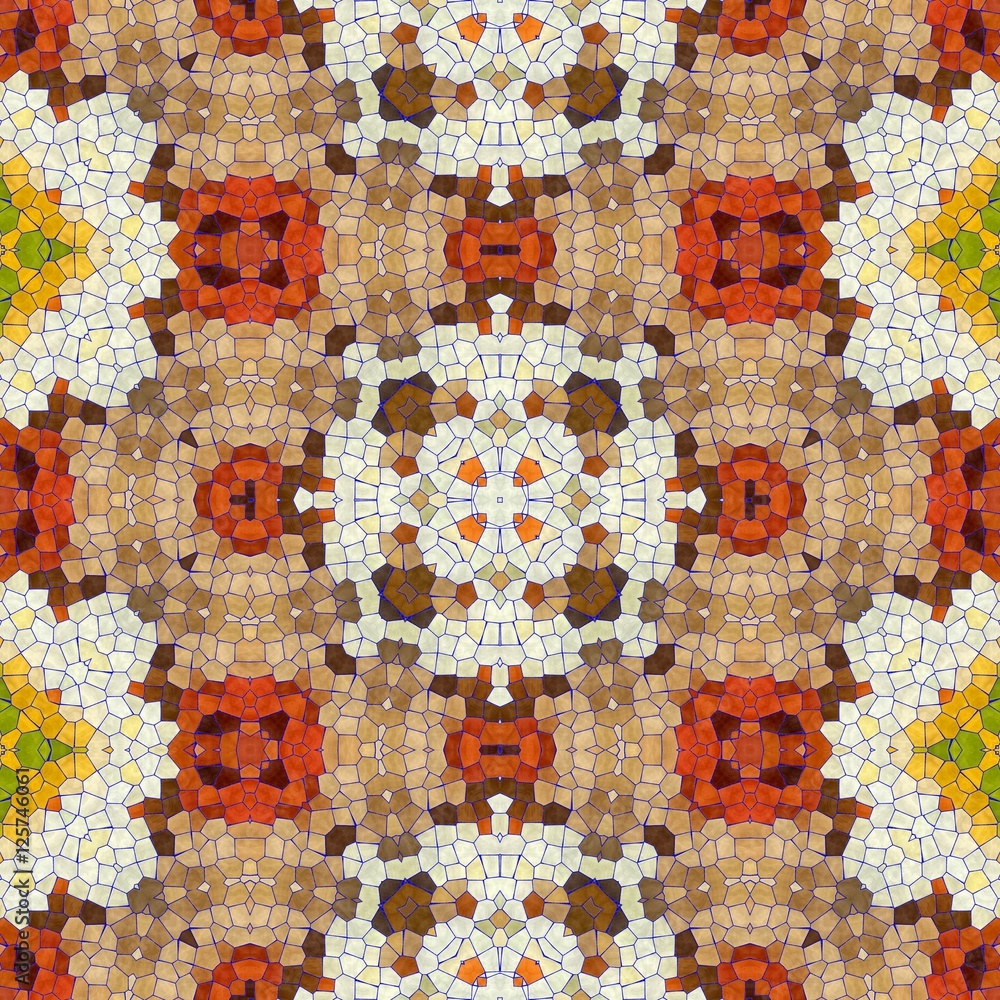 New seamless texture of abstract fabric. Arabic tile texture with ...