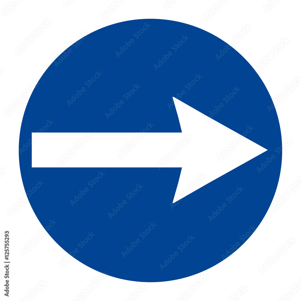 Round traffic sign Stock Vector | Adobe Stock