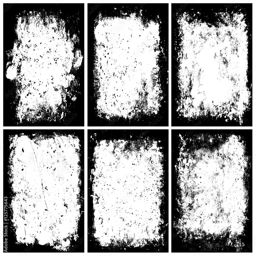 Distressed Vector Frames Stock Vector | Adobe Stock