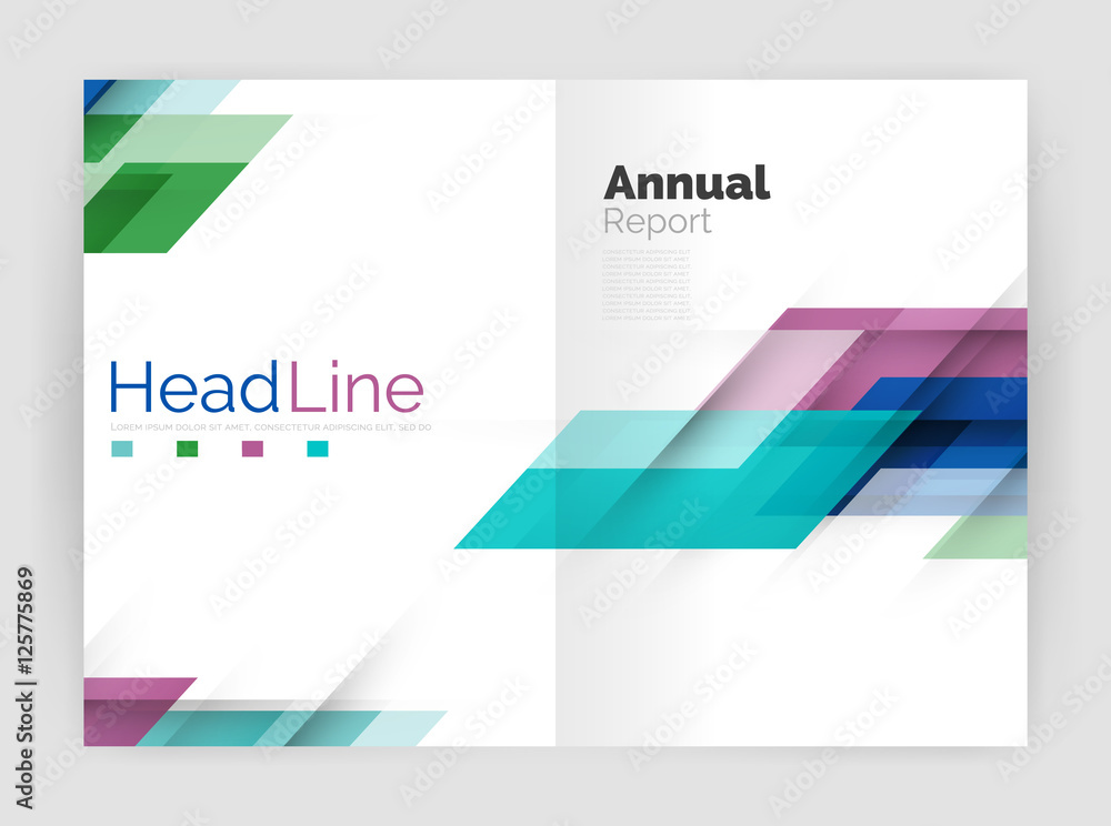 Modern line design, motion concept. Business annual report brochure ...
