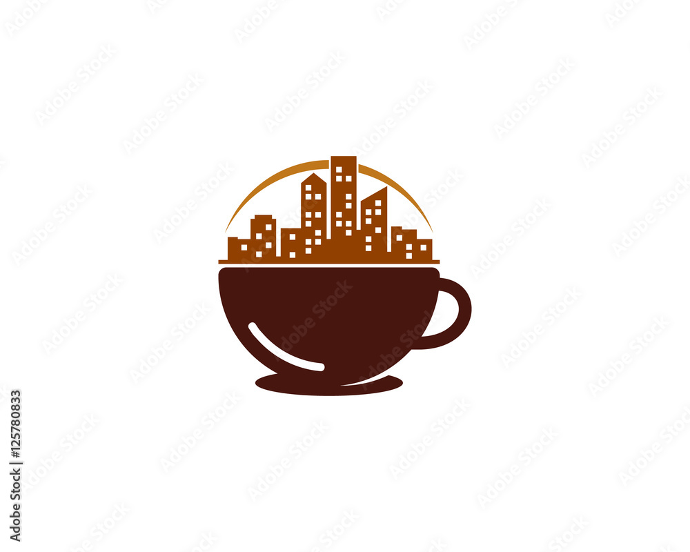Urban Coffee Logo Design Template Stock Vector | Adobe Stock