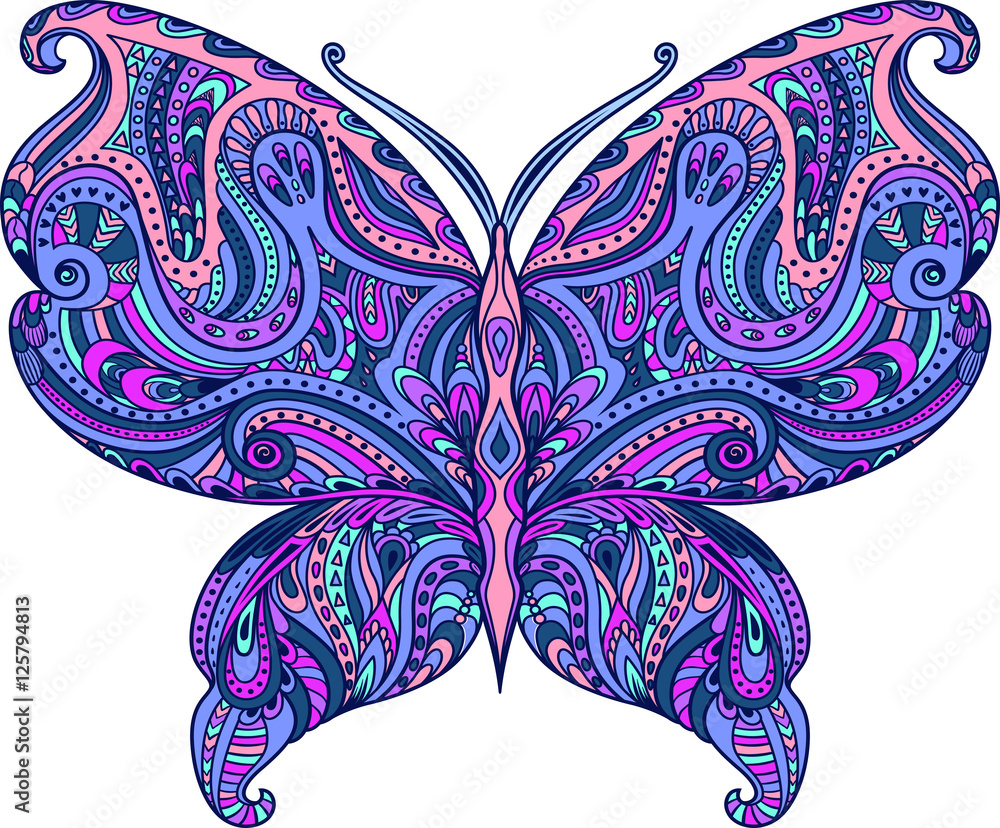 Abstract Butterfly Design