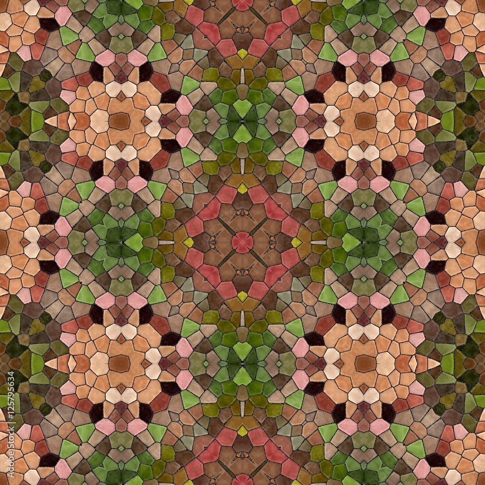 New seamless texture of abstract fabric. Arabic tile texture with ...