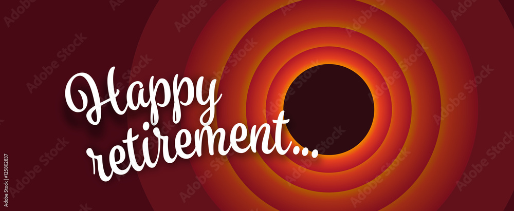 Happy retirement ! Stock Vector | Adobe Stock