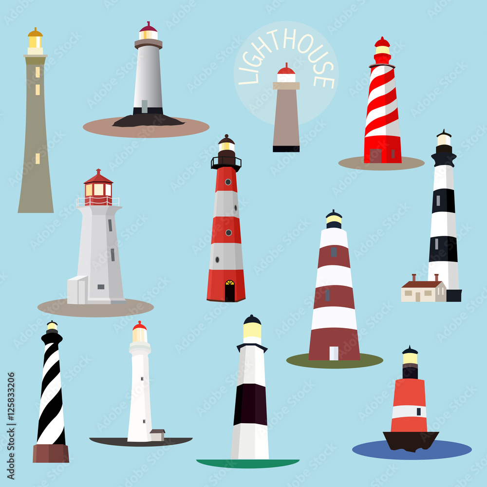 Lighthouse Light Vector