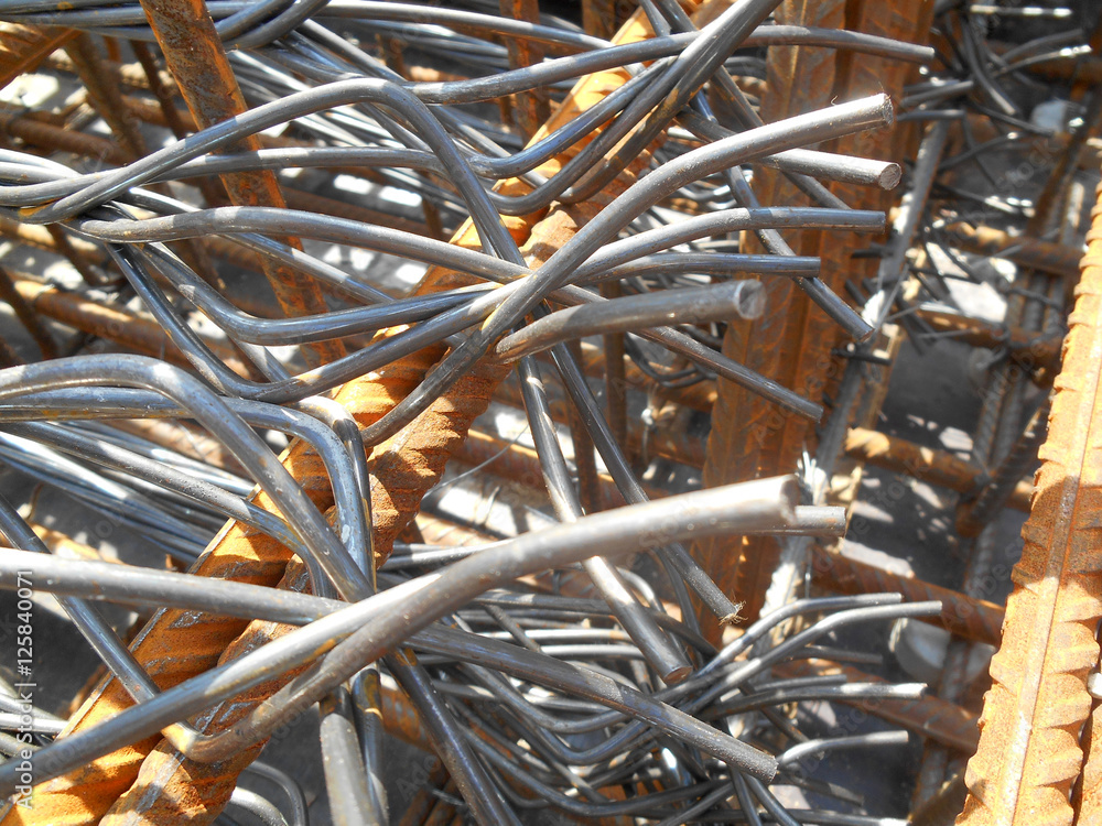 Pre-stress cable tendons anchor end for pre-stressed concrete at the ...