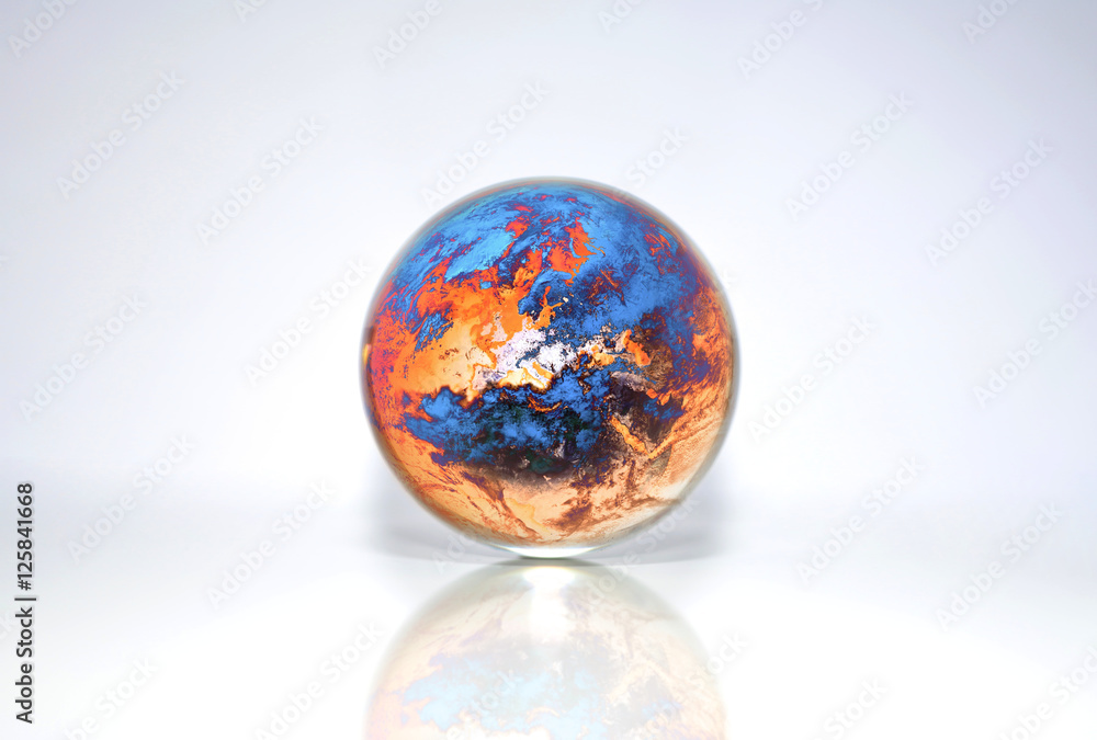 Orange Crystal Ball