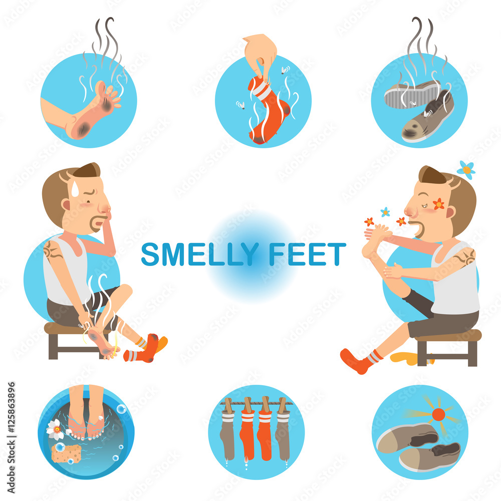 Stinky Feet Clip Art
