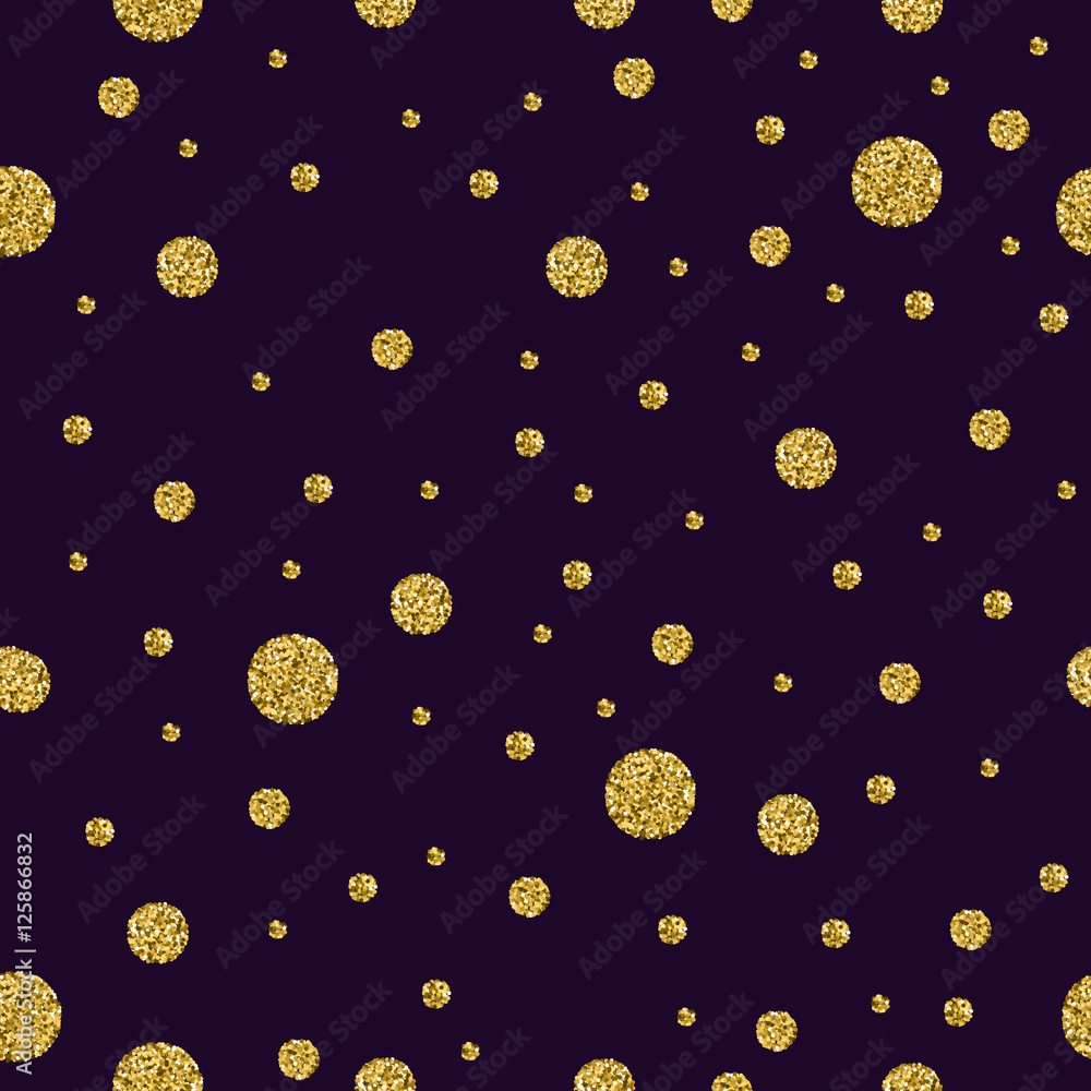 Glitter Polka Dot Wallpaper