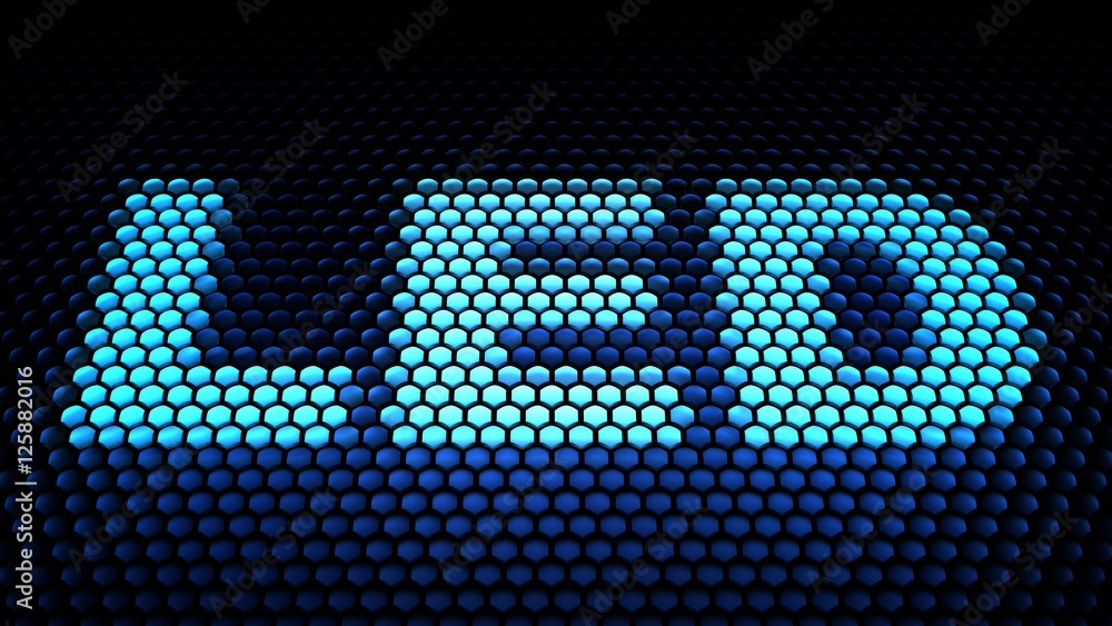 LED (Light emitting diode) sign Stock Illustration | Adobe Stock