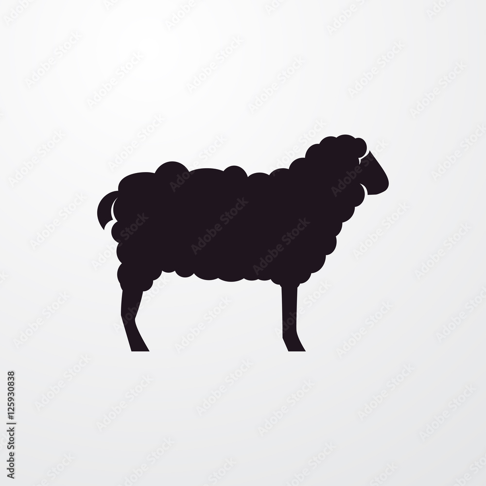 sheep icon illustration Stock Vector | Adobe Stock