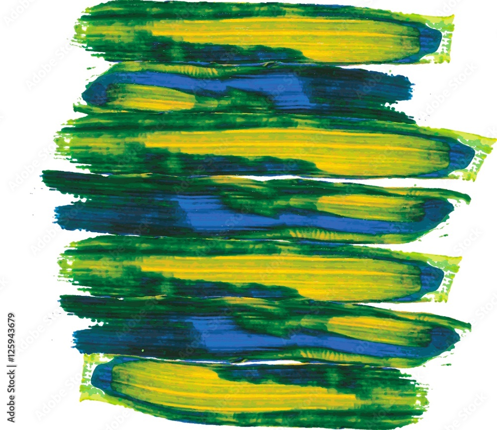 Paint stroke frame. Paint stroke isolated on white with copy space ...