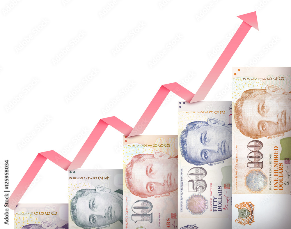 Money growth graph Stock-Foto | Adobe Stock