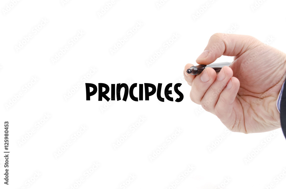 Principles text concept Stock Photo | Adobe Stock