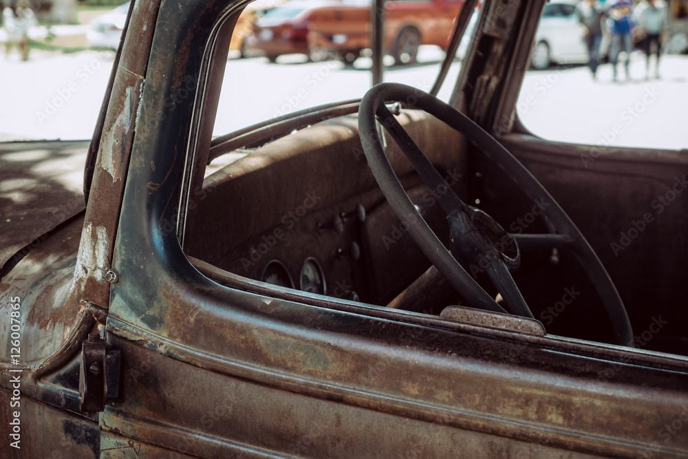 Rusty broken old car Photos | Adobe Stock