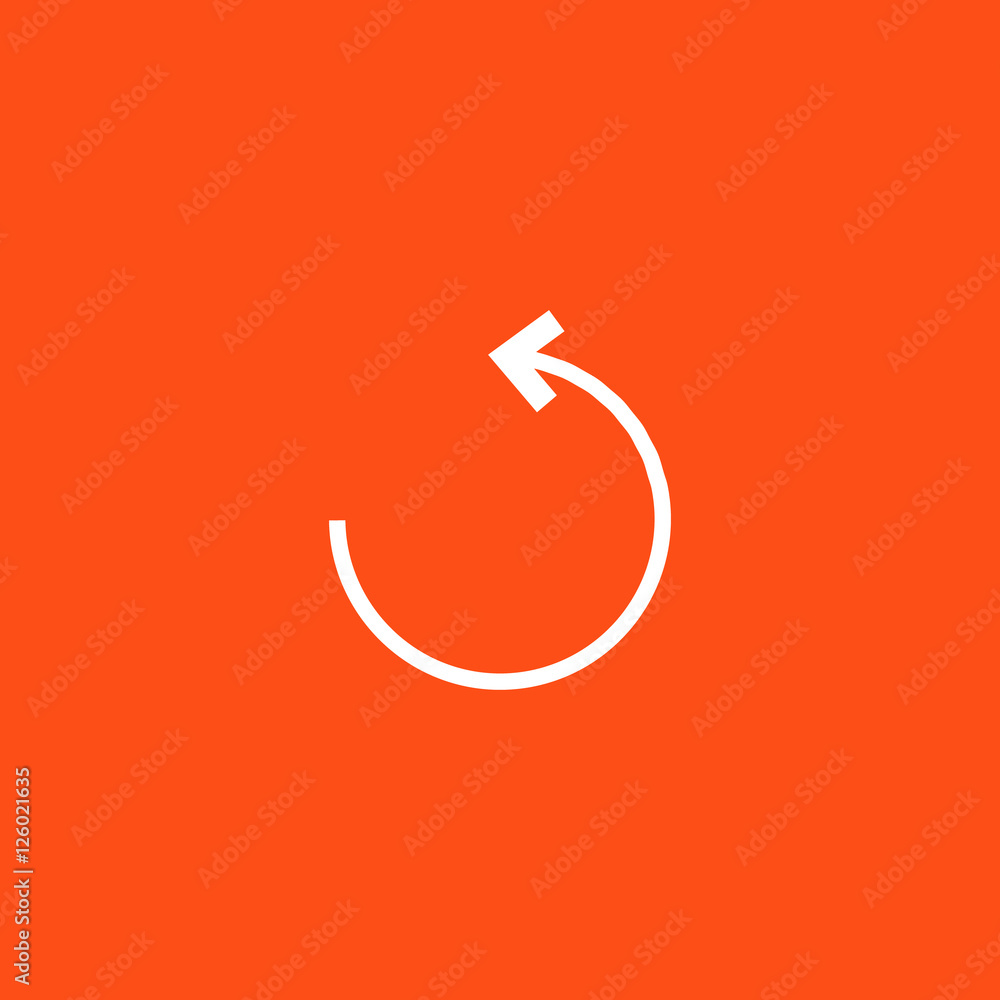 Reload icon vector, clip art. Also useful as logo, web UI element ...