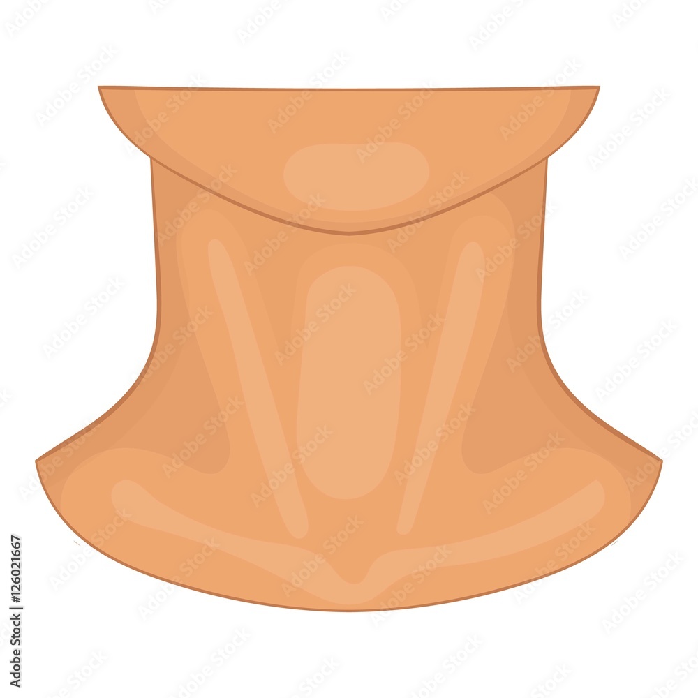 Neck icon. Cartoon illustration of neck vector icon for web design ...