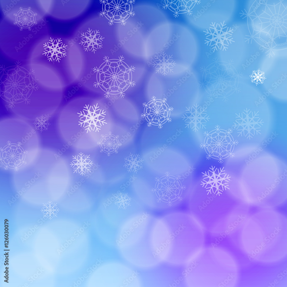 Purple Snowflake Wallpaper
