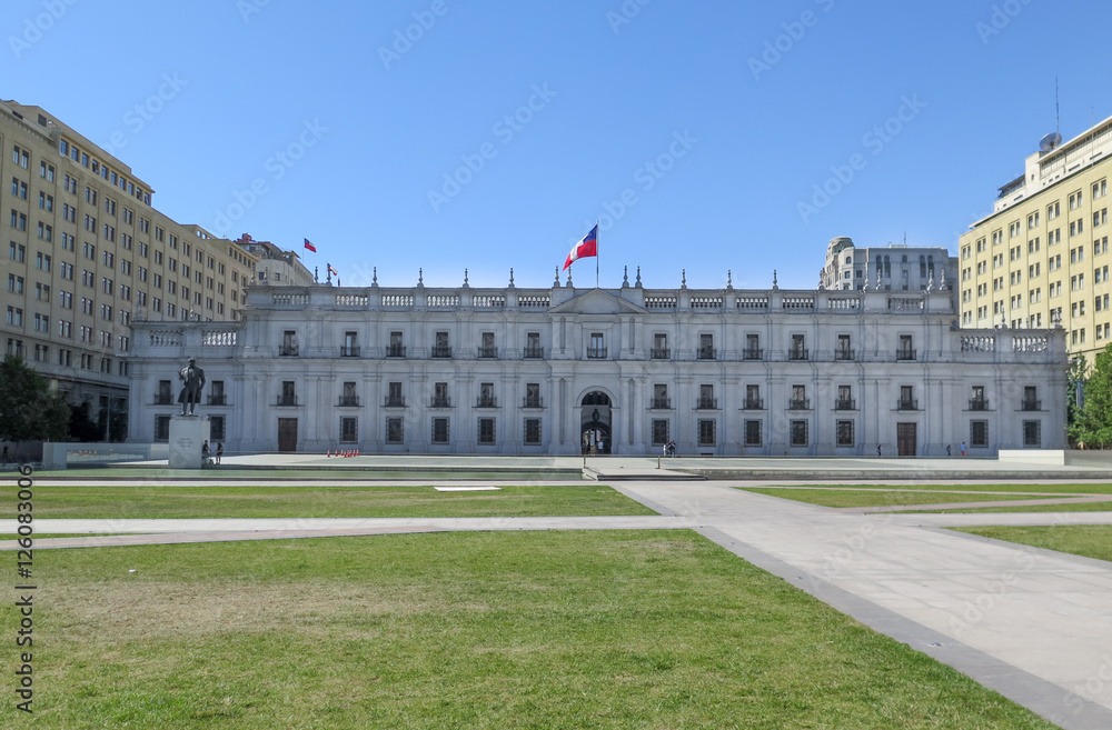 Government Palace of Chile Stock Photo | Adobe Stock
